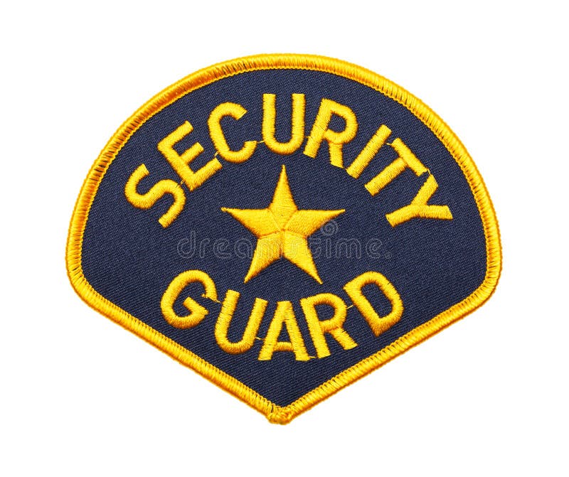 Security Guard stock image. Image of sheriff, star, embroidery - 122930675