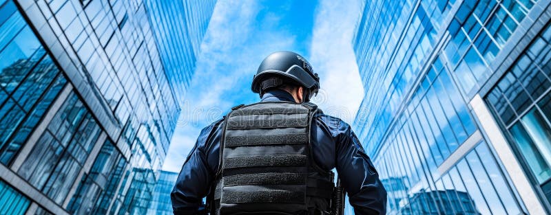 Security Guard Completing Advanced Training To Refine School Safety and Emergency Response ...