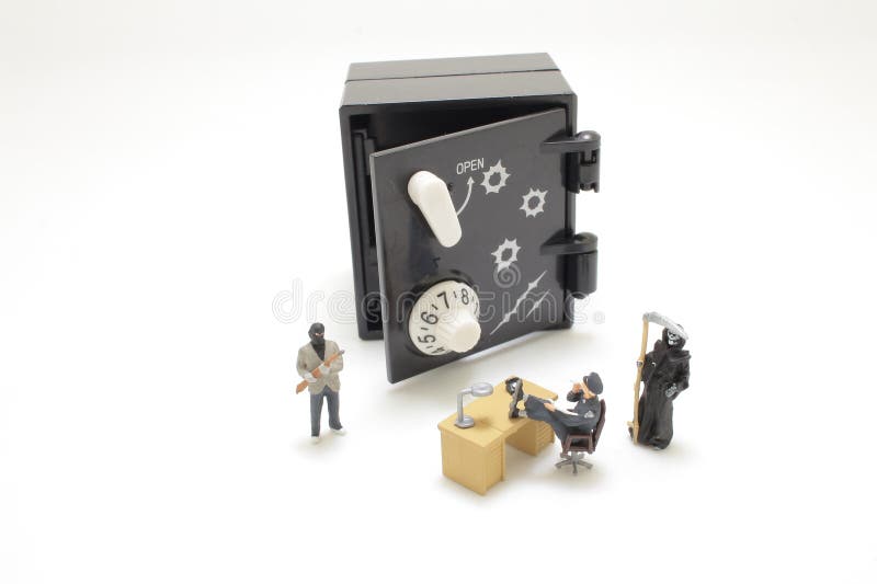 A Security Guard of Figure on Duty Stock Image - Image of service ...