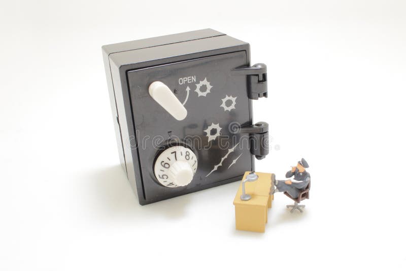 A Security Guard of Figure on Duty Stock Image - Image of professional ...