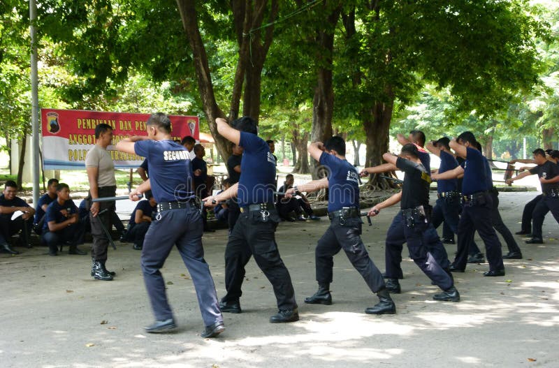Security guard editorial stock photo. Image of stick - 67034763
