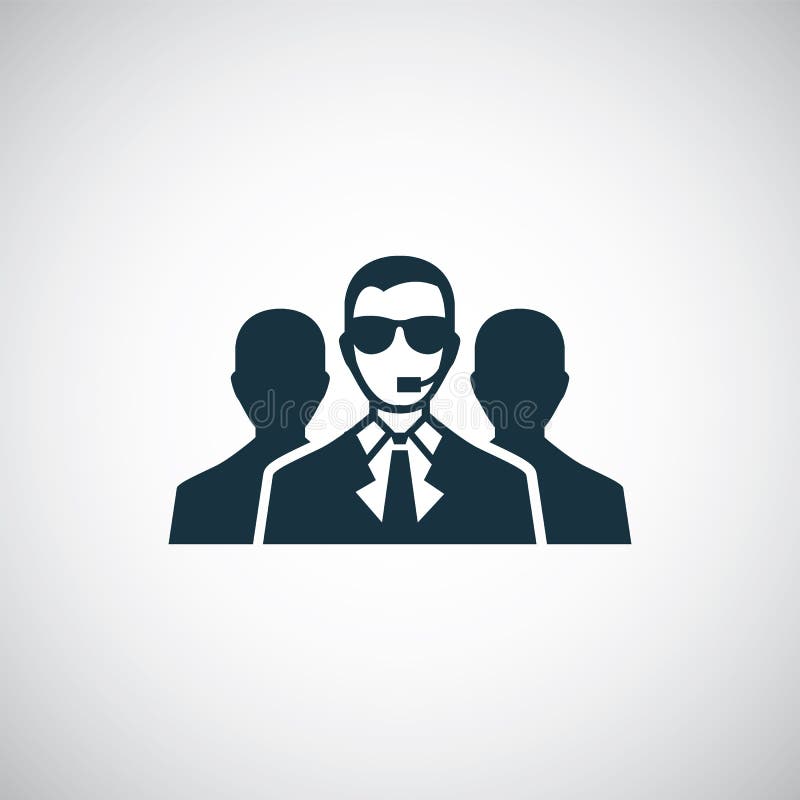 Security Man Icon for Web and Stock Vector - Illustration of ...