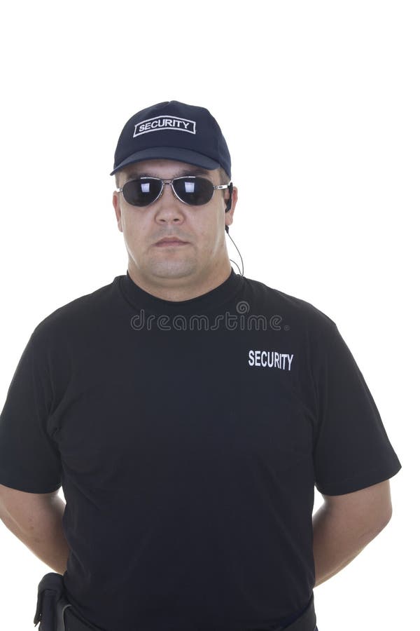 Security guard stock photo. Image of guard, white, officer - 31348668