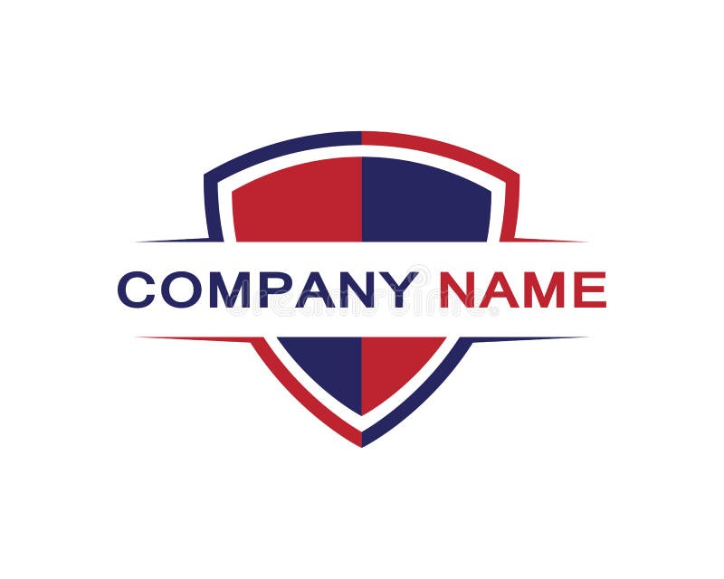 Security Guard Logo Design Vector Shield Stock Vector - Illustration of ...