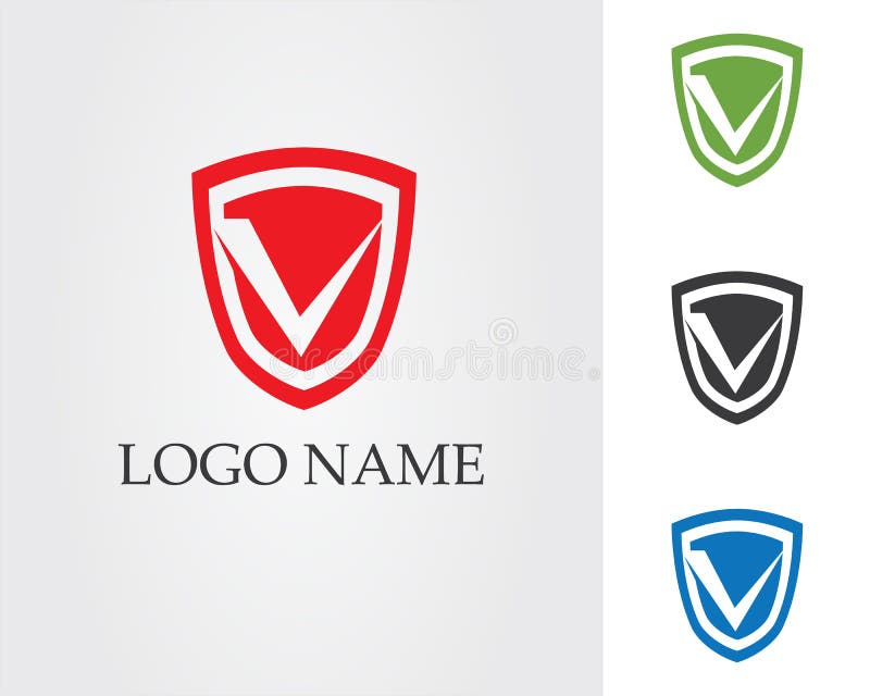 Security Guard Logo Design Vector Shield Template Stock Vector ...