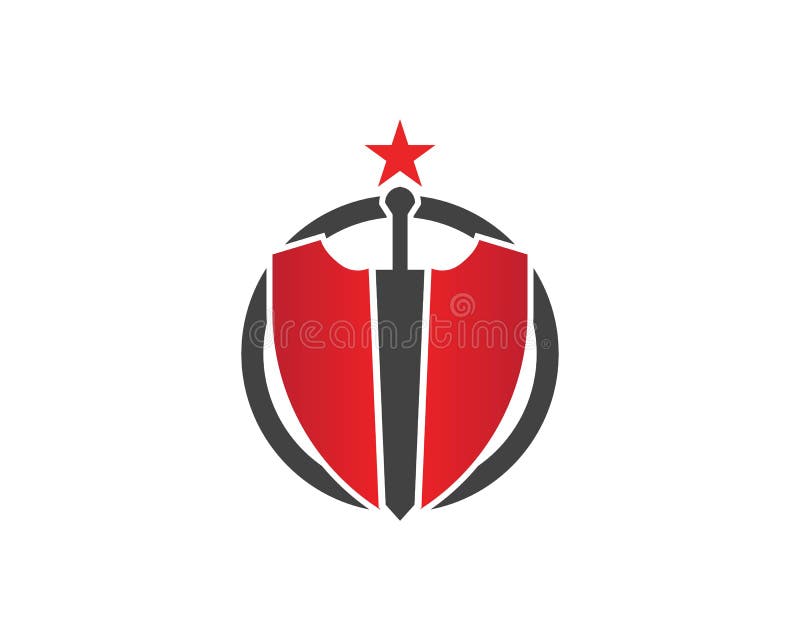 Security Guard Logo Design Vector Shield Template Stock Vector ...