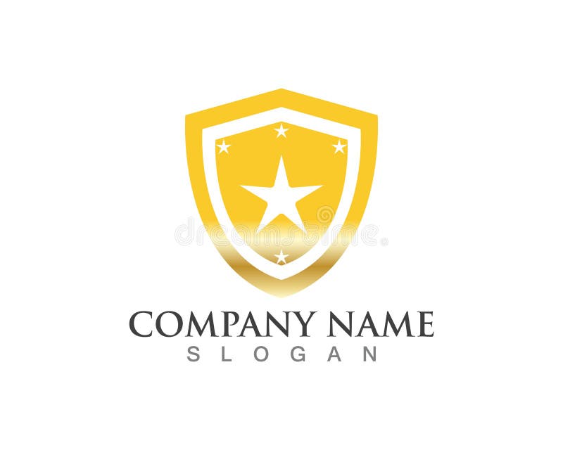 Security Guard Logo Design Vector Shield Template Stock Vector ...