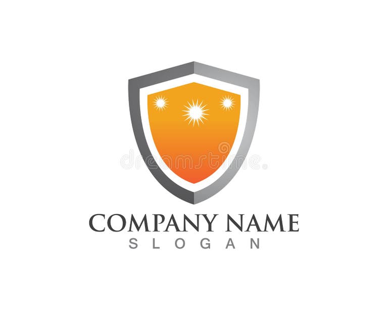 Security Guard Logo Design Vector Shield Template Stock Vector ...