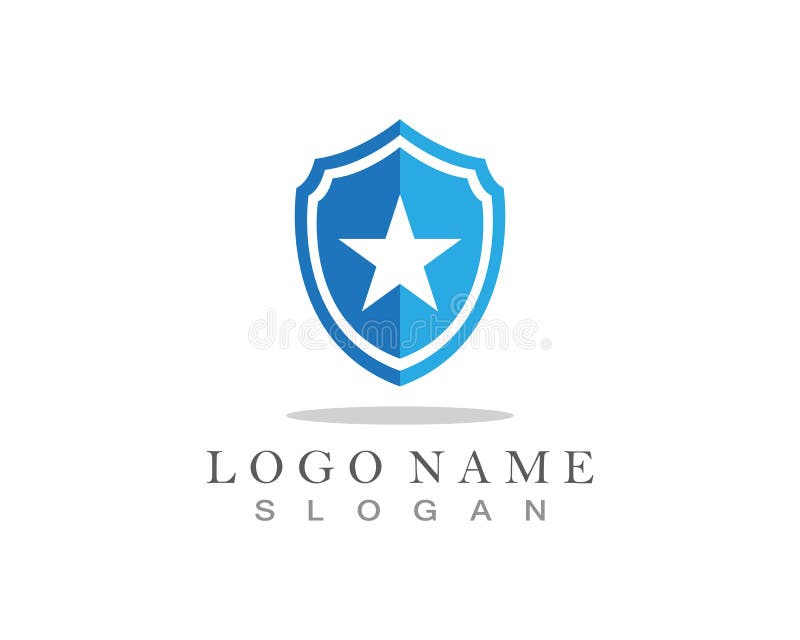 Security Guard Logo Design Vector Shield Template Stock Vector ...