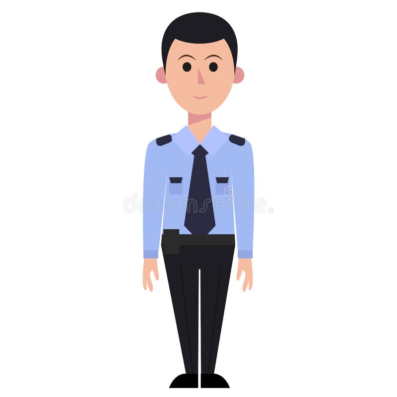 Security Guard Man, Eps, Vector, Illustration. Stock Vector ...