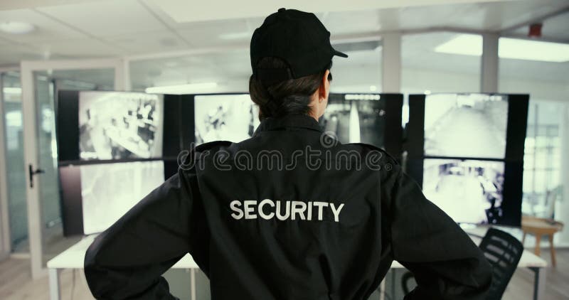 Security Guard, Safety and Team with People in Control Room for ...