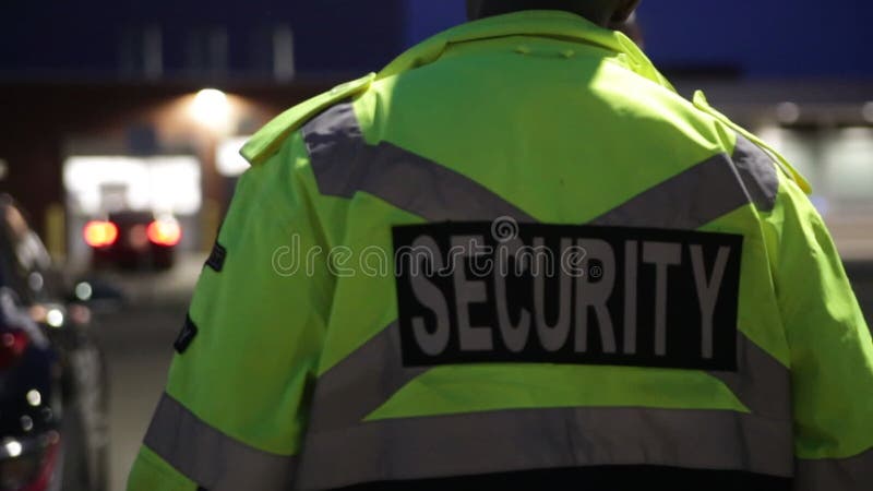 Security Guard Patrolling at School Stock Video - Video of bodyguards ...