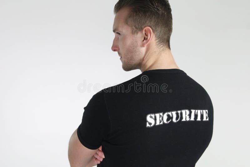 Security Officer Standing in an Airport Stock Photo - Image of officer ...