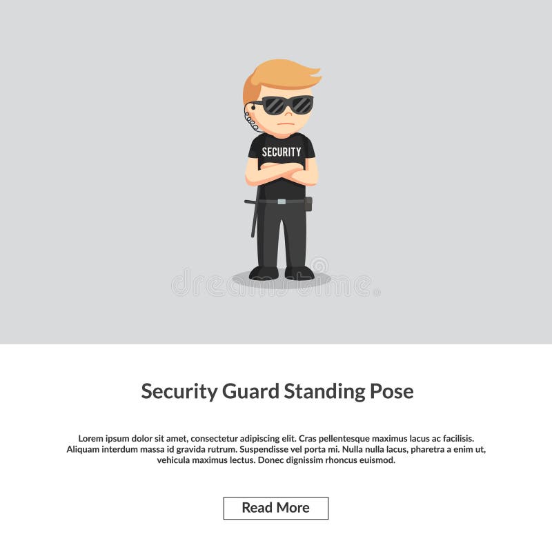Policeman Standing Pose Stock Illustrations – 304 Policeman Standing ...