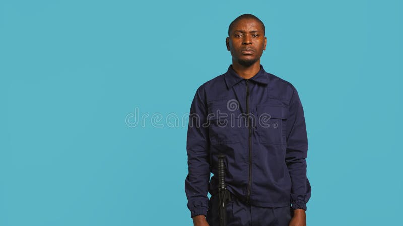Security Guard Tasked Preventing Criminal Activity Stock Photos - Free ...