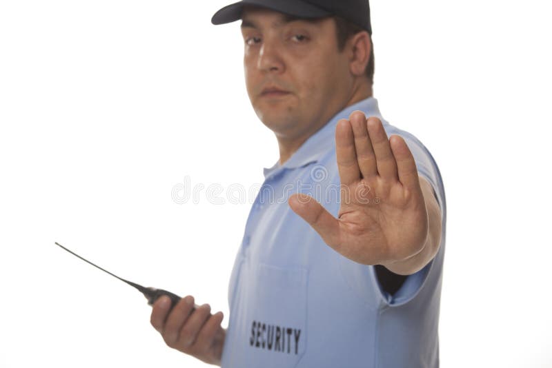 Security guard stock photo. Image of human, hand, antenna - 30950268