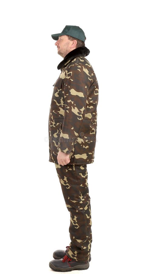 Security Guard Wearing Green Uniform Stock Photo - Image of security ...