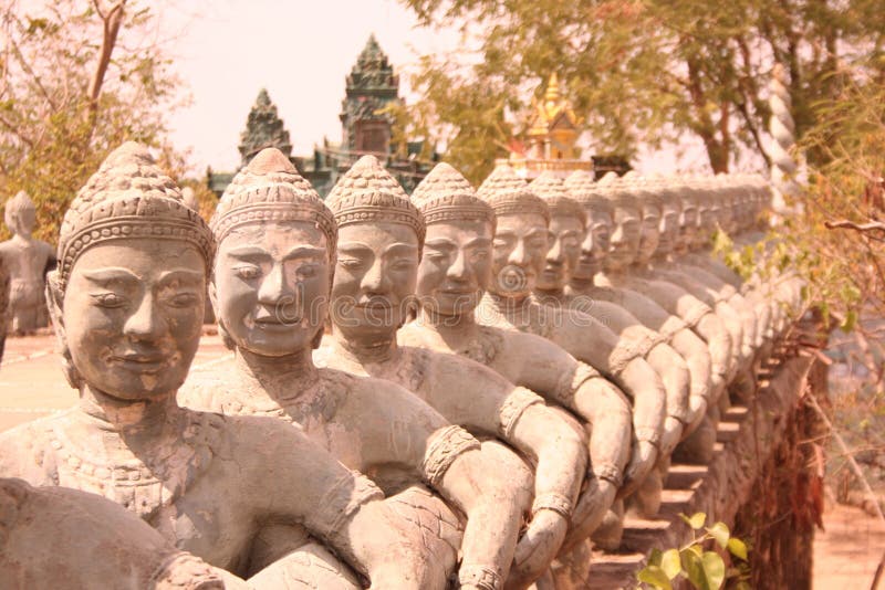 Security guards 3 stock photo. Image of cambodia, statues - 3137682