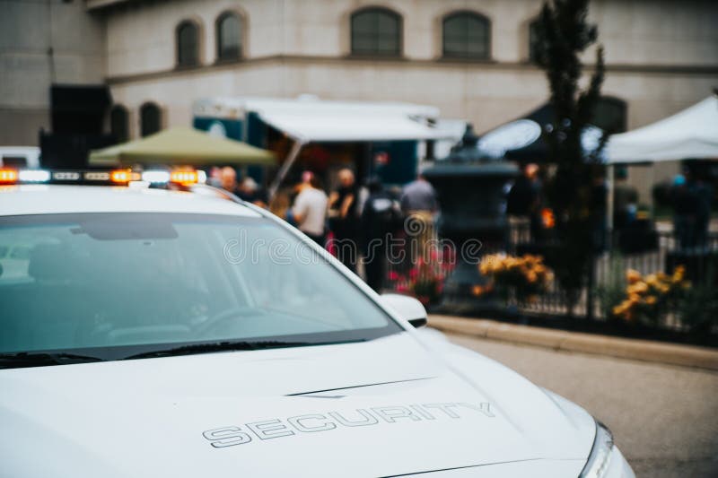 Security Guards Protecting Business Convention Event in North America ...