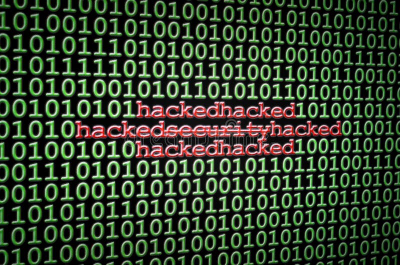 Security hacked stock image. Image of intrusion, hacker - 31956187