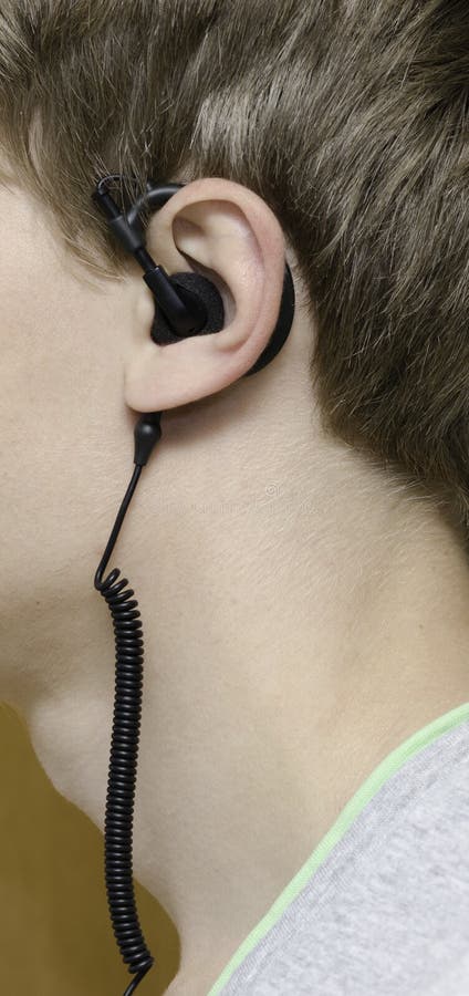 Security headset stock photo. Image of channel, digital - 33601340