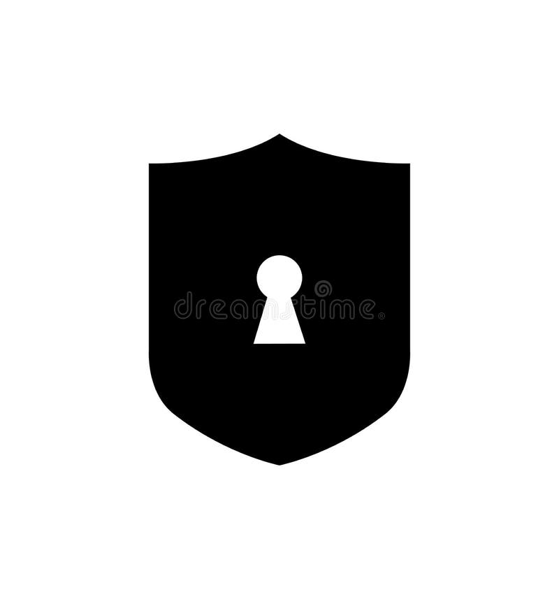 Security Icon Black Vector Isolated on White Stock Vector ...