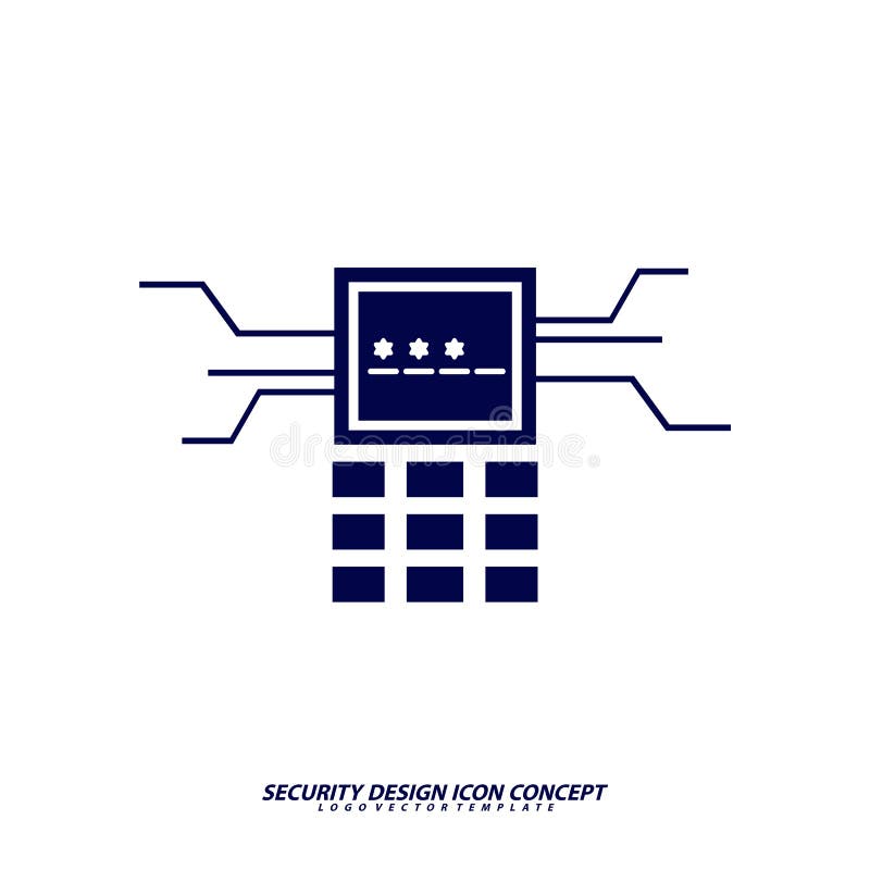 Security Icon Logo Design Vector. Protection and Security Vector Line ...
