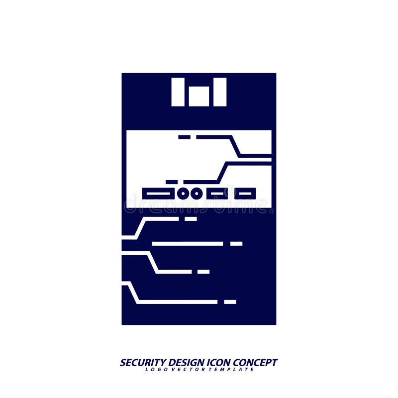 Security Icon Logo Design Vector. Protection and Security Vector Line ...