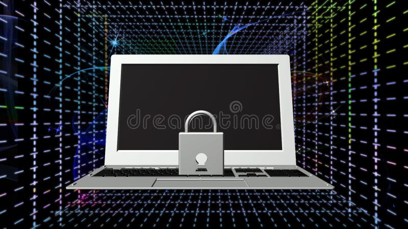 Security Internet Connection Technologies Stock Illustration ...
