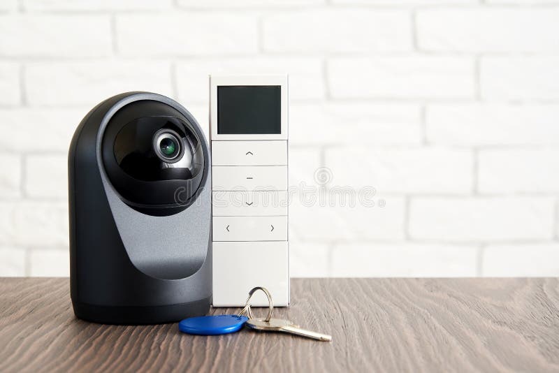 Security IP Camera, Keys and Remote Controller Device for House Access ...