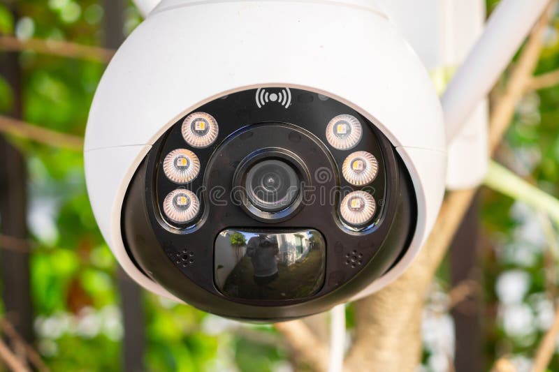 Security IP CCTV Camera Using Solar Energy Install for Home Security ...