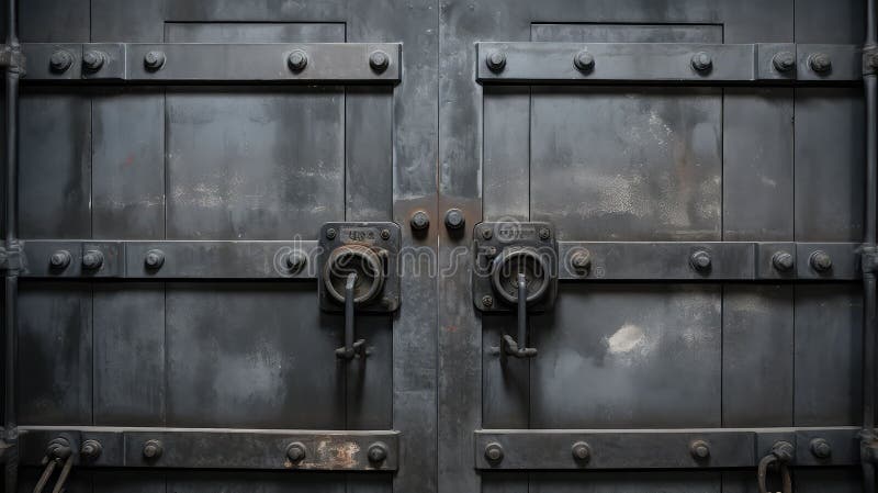 Security jail doors stock illustration. Illustration of jail - 328749183