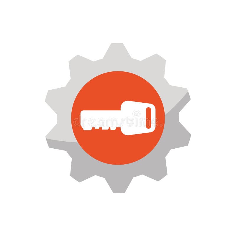 Security key device stock illustration. Illustration of privacy - 88193785