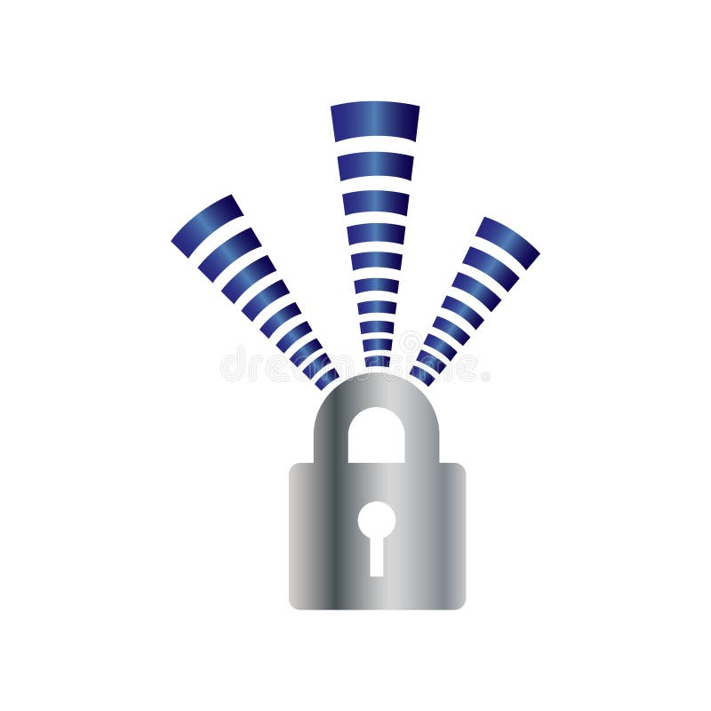 Security Key Icon Isolated on White Background Stock Vector ...