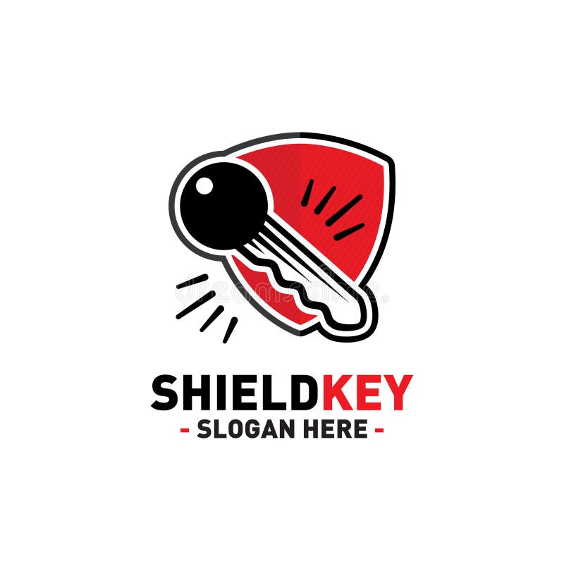 Security Key Logo Design Template. Vector and Illustration. Stock ...