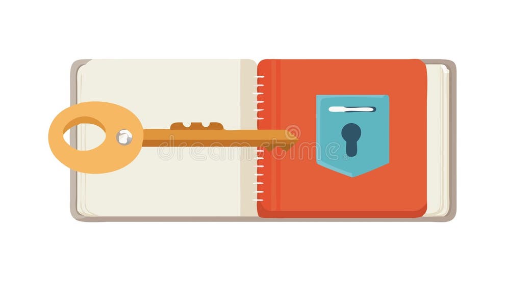 Security Key: Unlocking Padlock on Ledger, Vector Design Generative AI ...
