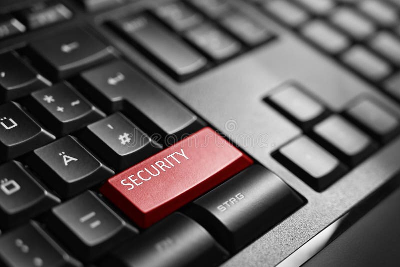 Security Keyboard stock photo. Image of protection, internet - 28954390