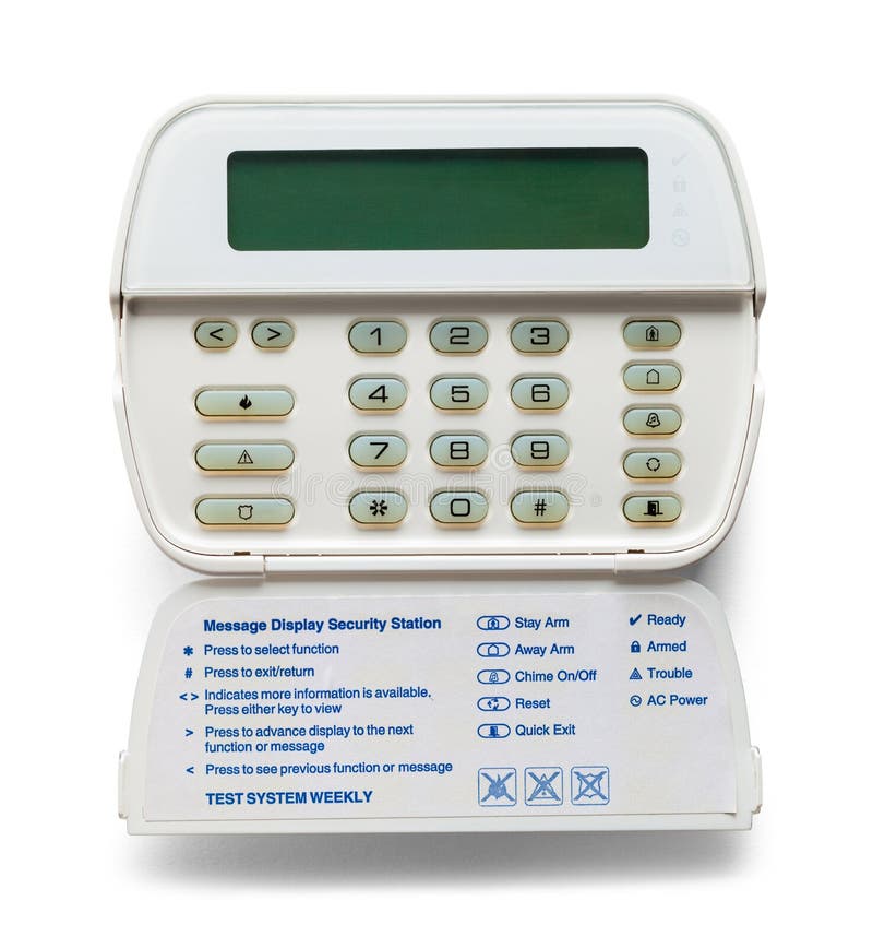 Security Keypad stock photo. Image of keypad, alarm - 343227764