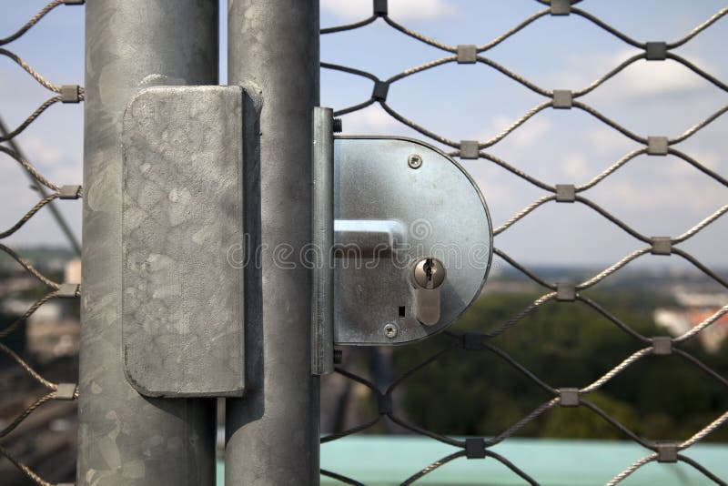 Security lock stock image. Image of keyhole, grate, code - 10836553