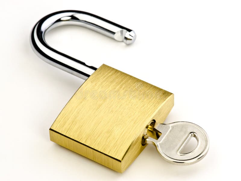 Security lock stock photo. Image of isolated, privacy - 19920296