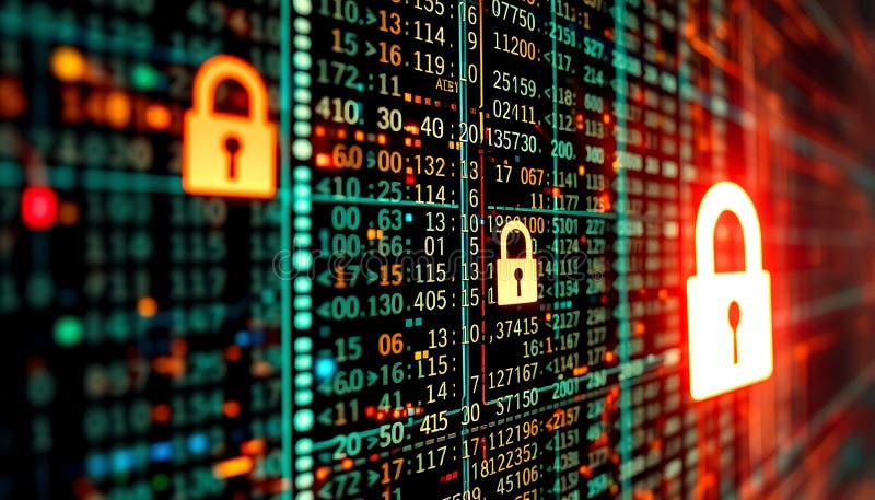 Security Lock Digital, Cyber Safety and Data Protection Generative AI ...