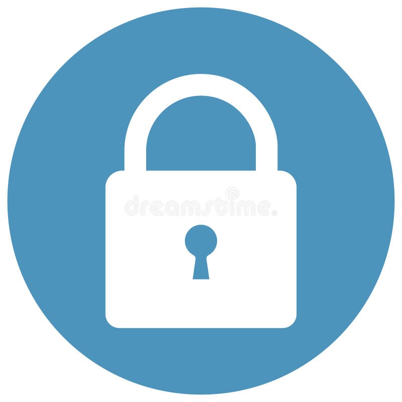Security Lock Isolated Vector Icon Which Can Easily Modify or Edit ...
