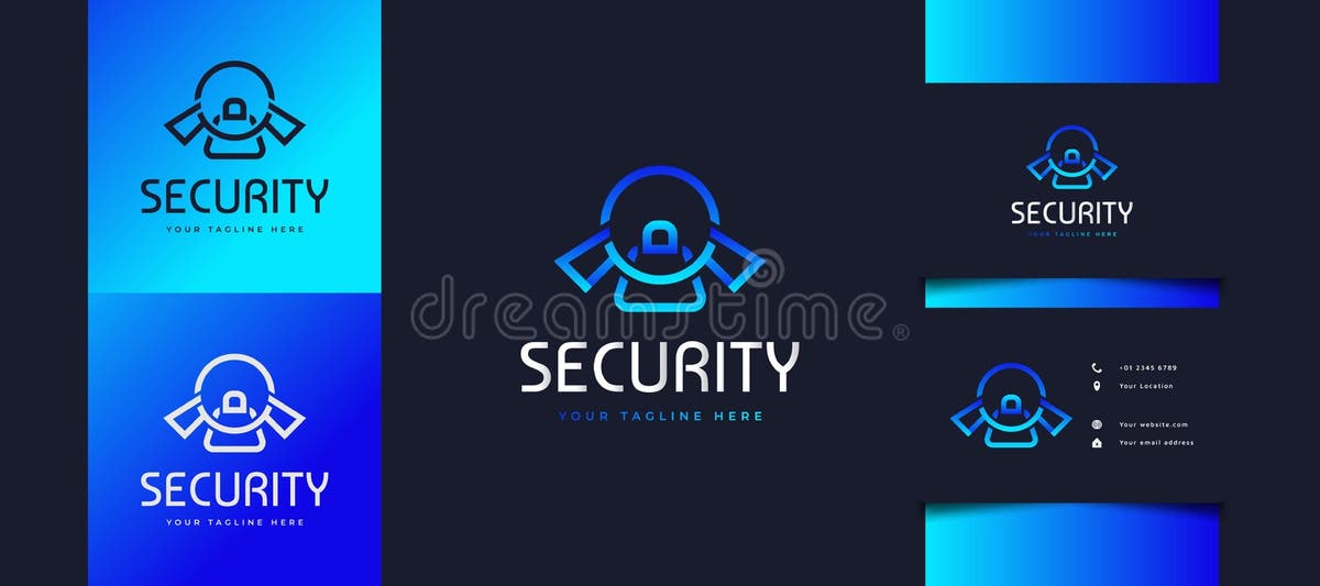 Cyber Security Logos Stock Illustrations – 198 Cyber Security Logos ...