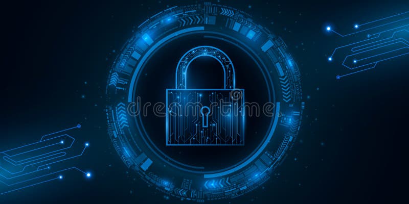 Security Lock and Sci-fi User Interface with HUD Elements. Password ...