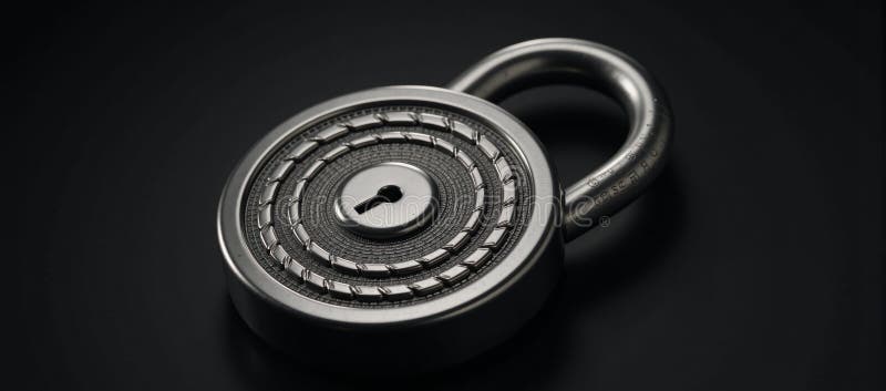 A Security Lock Symbol Represented As a Padlock Icon Created Using 3D ...
