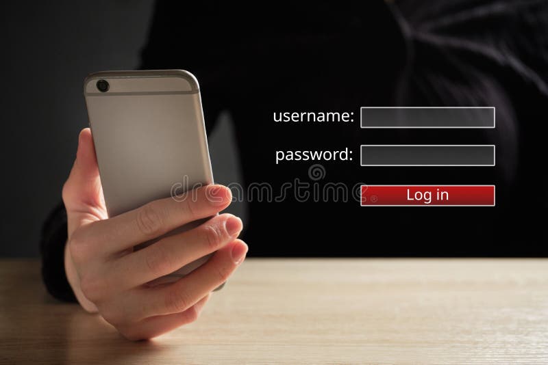 Security Log in Concept for Verification Using Username and Password ...