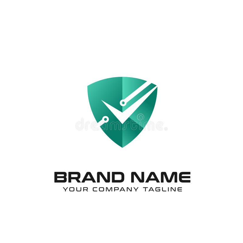 Security Logo Design stock vector. Illustration of modern - 163476944