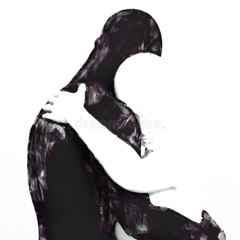 Security love stock illustration. Illustration of husband - 128861597