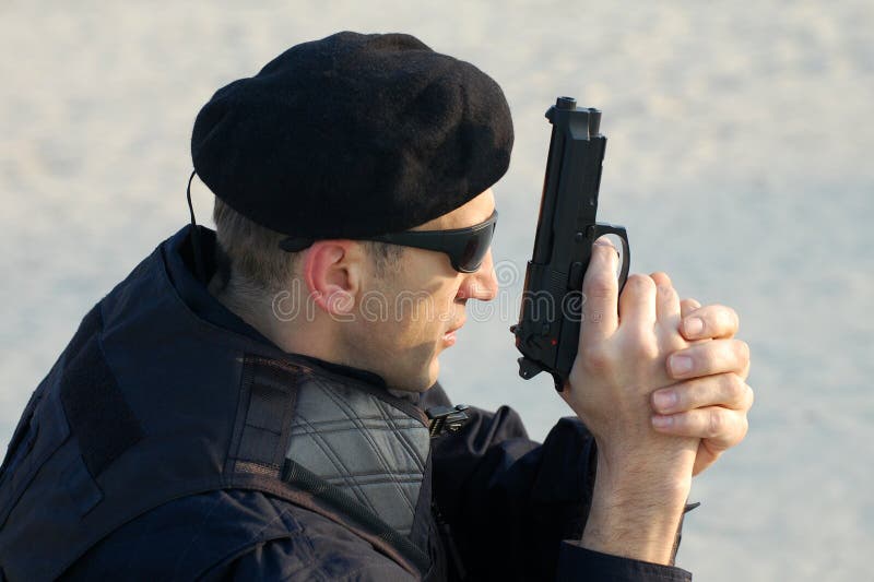 Security man stock photo. Image of person, danger, profession - 47325698