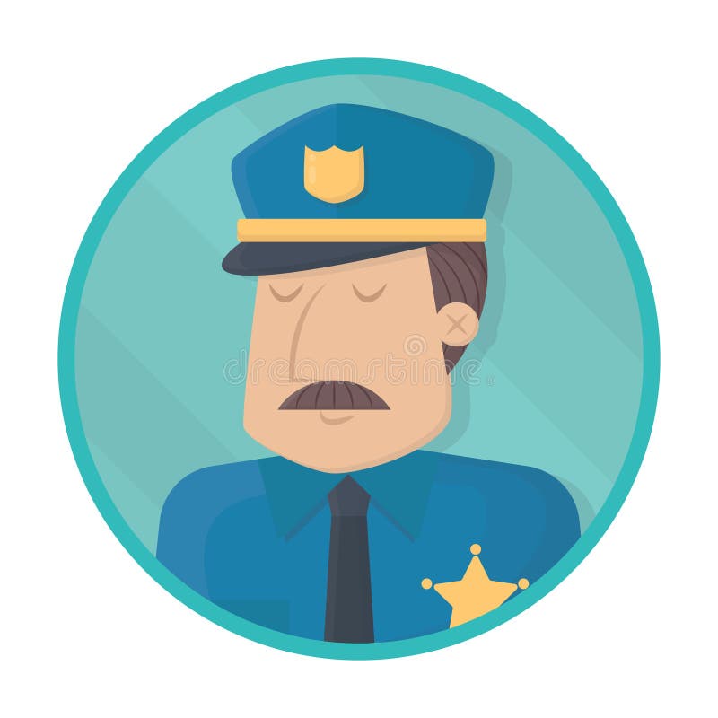 Security Man. Vector Illustration Decorative Design Stock Vector ...